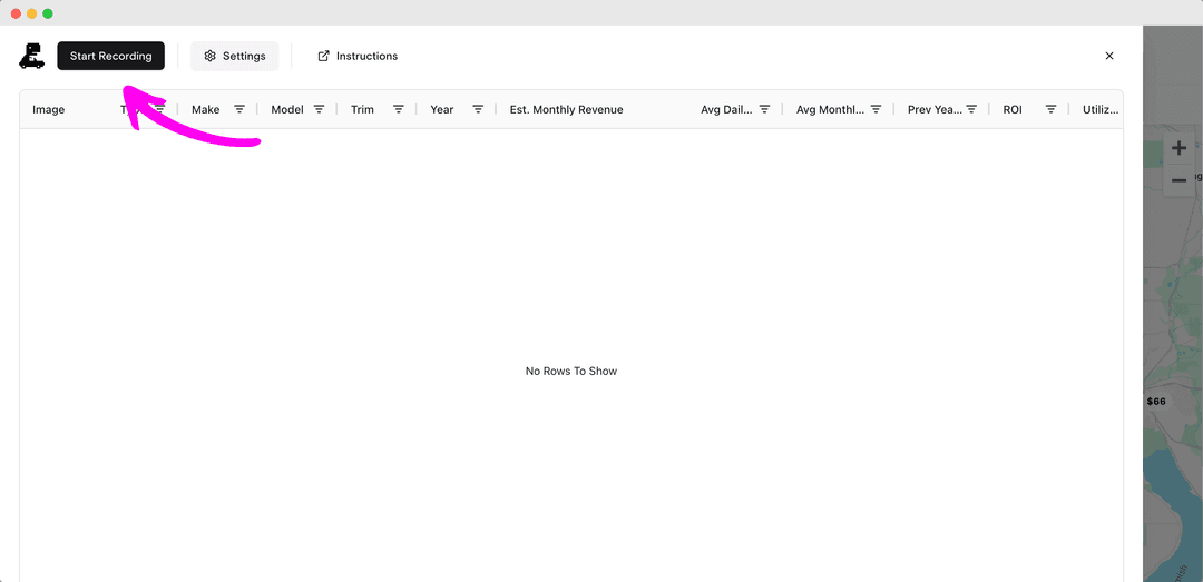 Instructions | Raptor Explorer - Car Sharing Analytics Tool